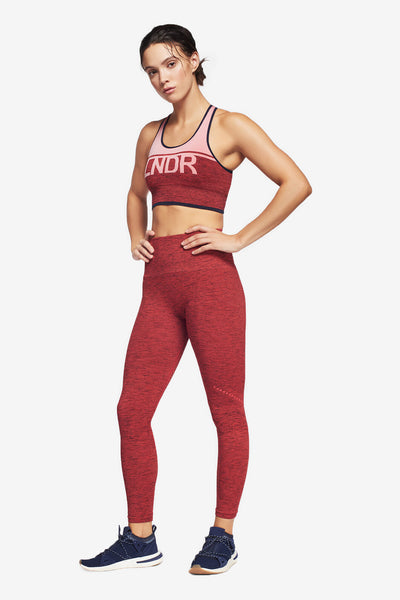A-Team Sports Bra - Coral Marl – The Wondershop